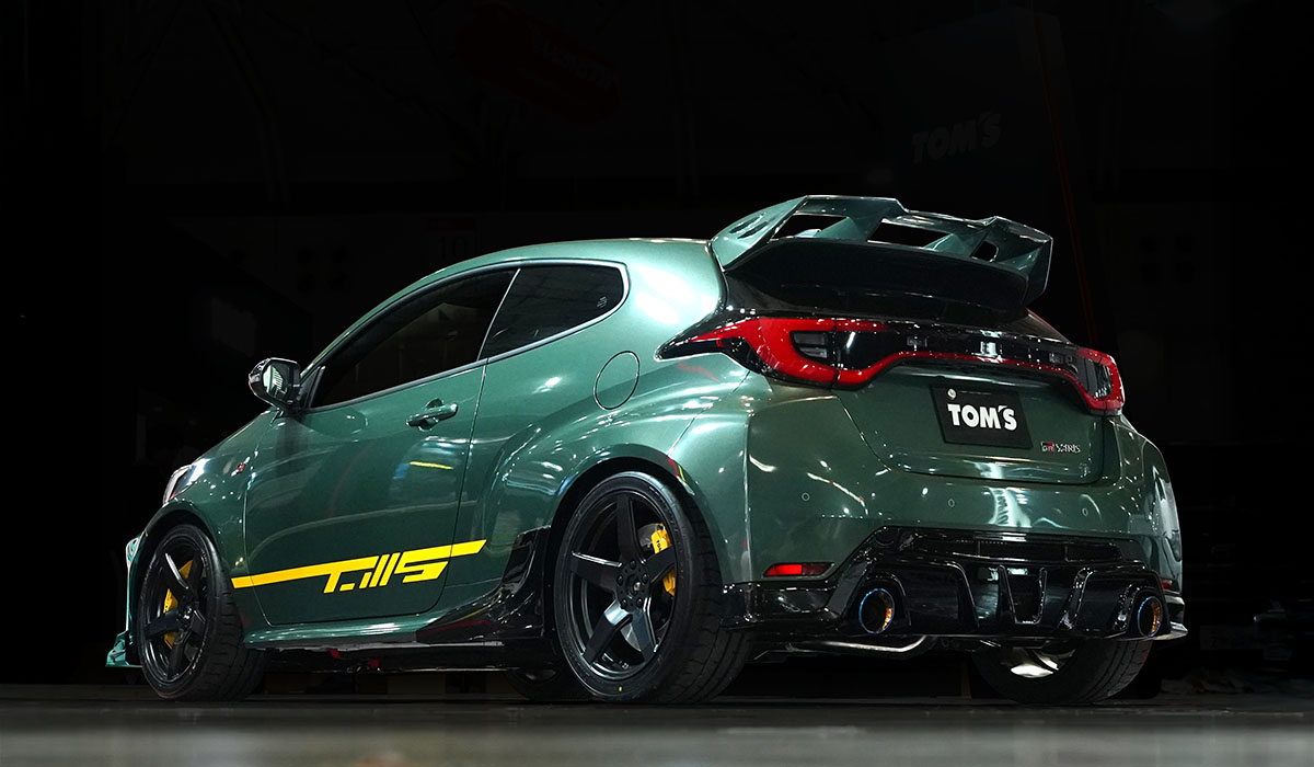 進化型「GRヤリス」用「TOM'S スタイリングパーツセット」を発売 あわせて「トムス・バレル」を6速マニュアルミッション車向けに適合拡大 | TOM'S